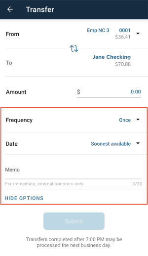 How To: Transfer Money | CVNB